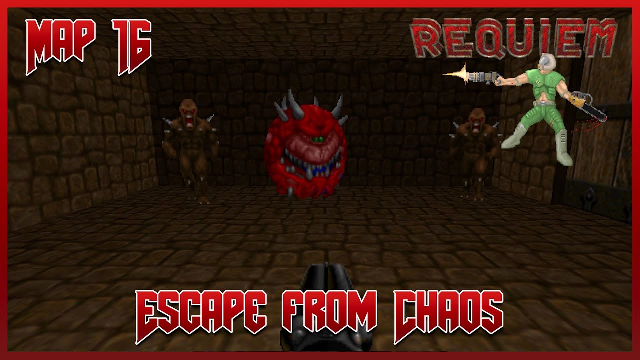 DOOM WAD (Requiem) - Map 16: Escape from Chaos - YouTube