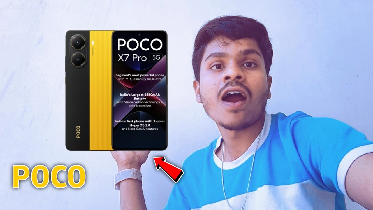 POCO X7 Pro 5G 🔥 Power-Packed Monster with 6550mAh Battery - YouTube