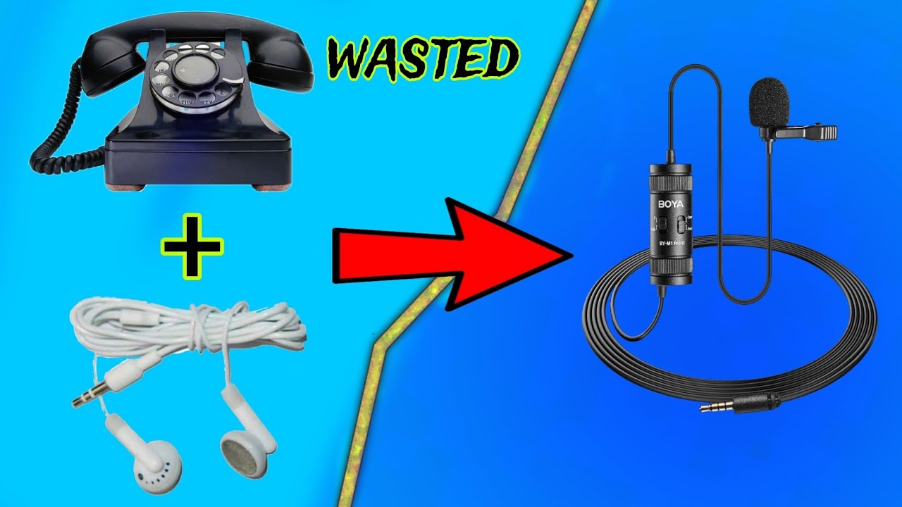 How to Make a DIY Microphone at Home | Homemade BOYA Mic Alternative ...