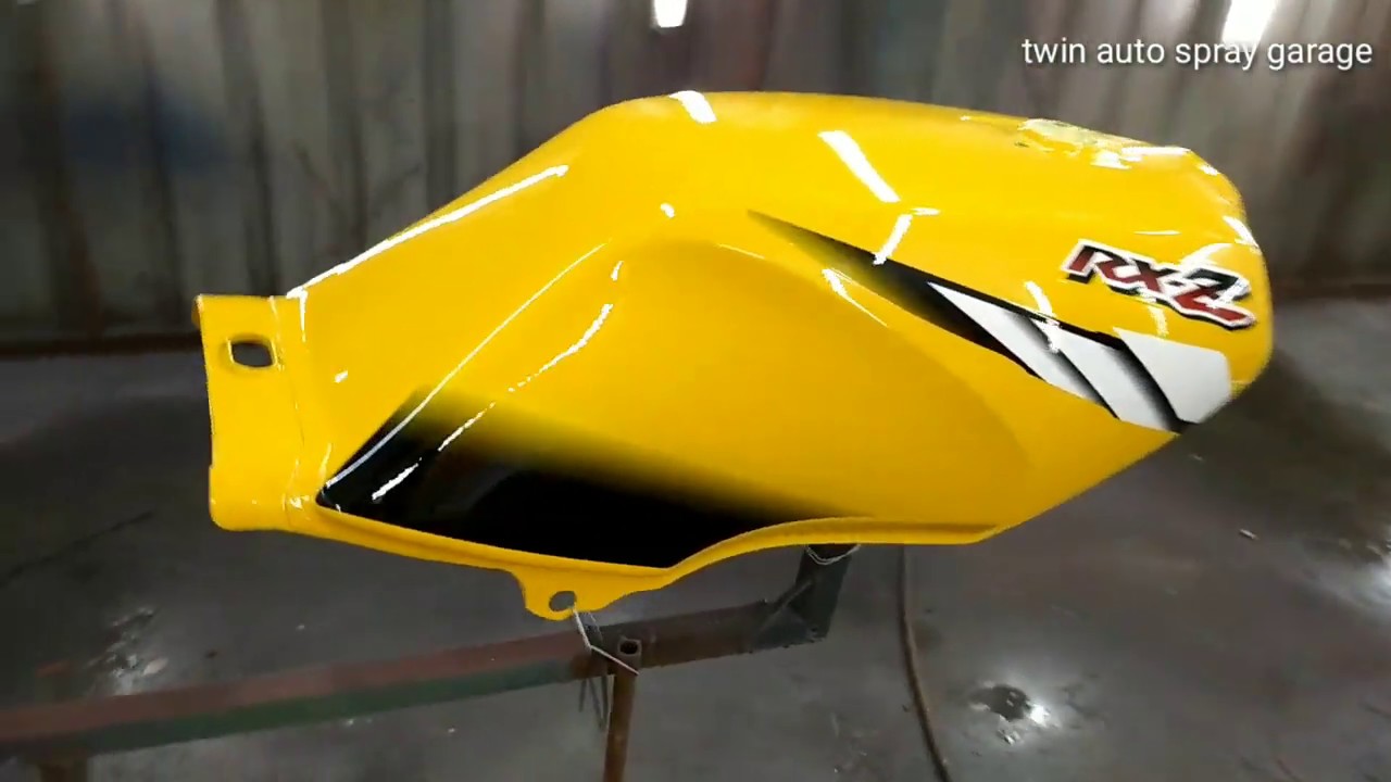 Spray Tank RXZ ,sticker tanam step by step - YouTube