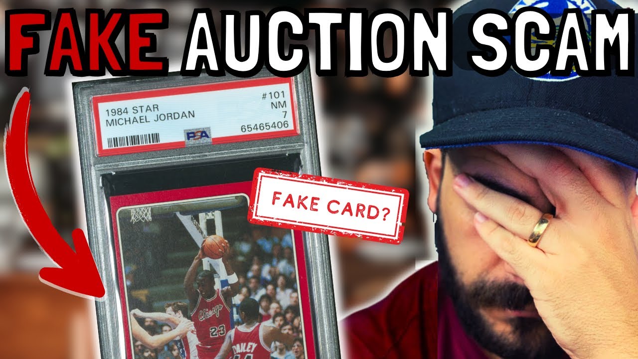 Fake PSA 7 Michael Jordan Rookie Card & Auction Fraud? 🚨 - YouTube
