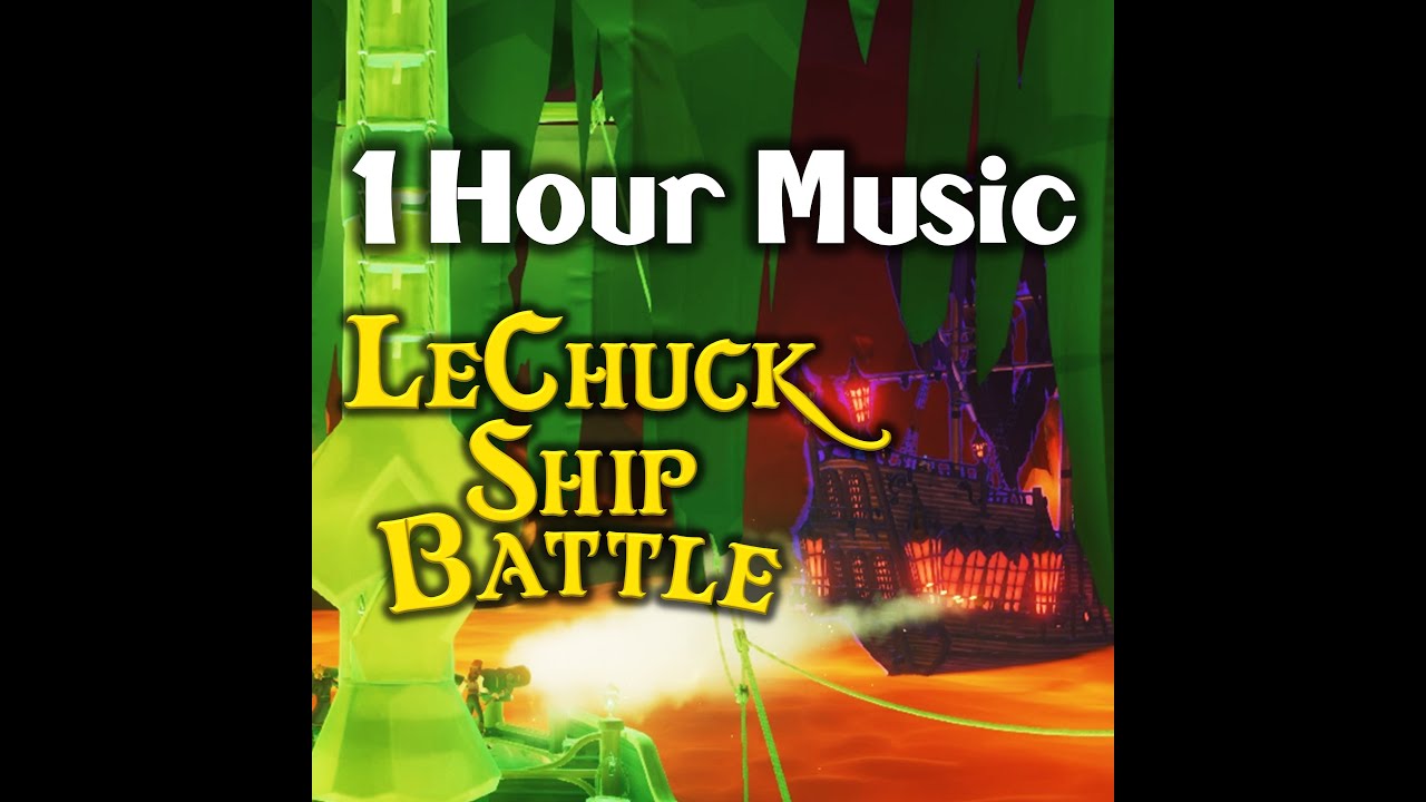 1 Hour LeChuck Ship Fight Battle Music | The Lair of LeChuck | Sea of ...