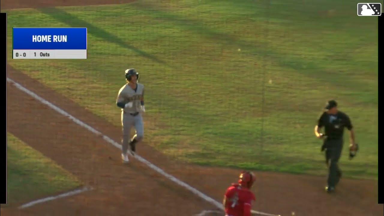 Rays No. 2 prospect Carson Williams swats his ninth homer of the season | MiLB Highlights - YouTube