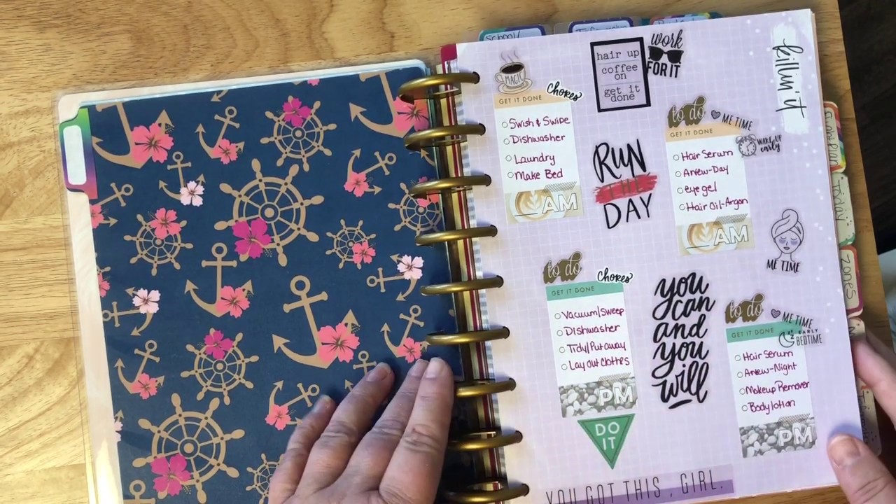 Restructuring my FlyLady Control Journal - YouTube