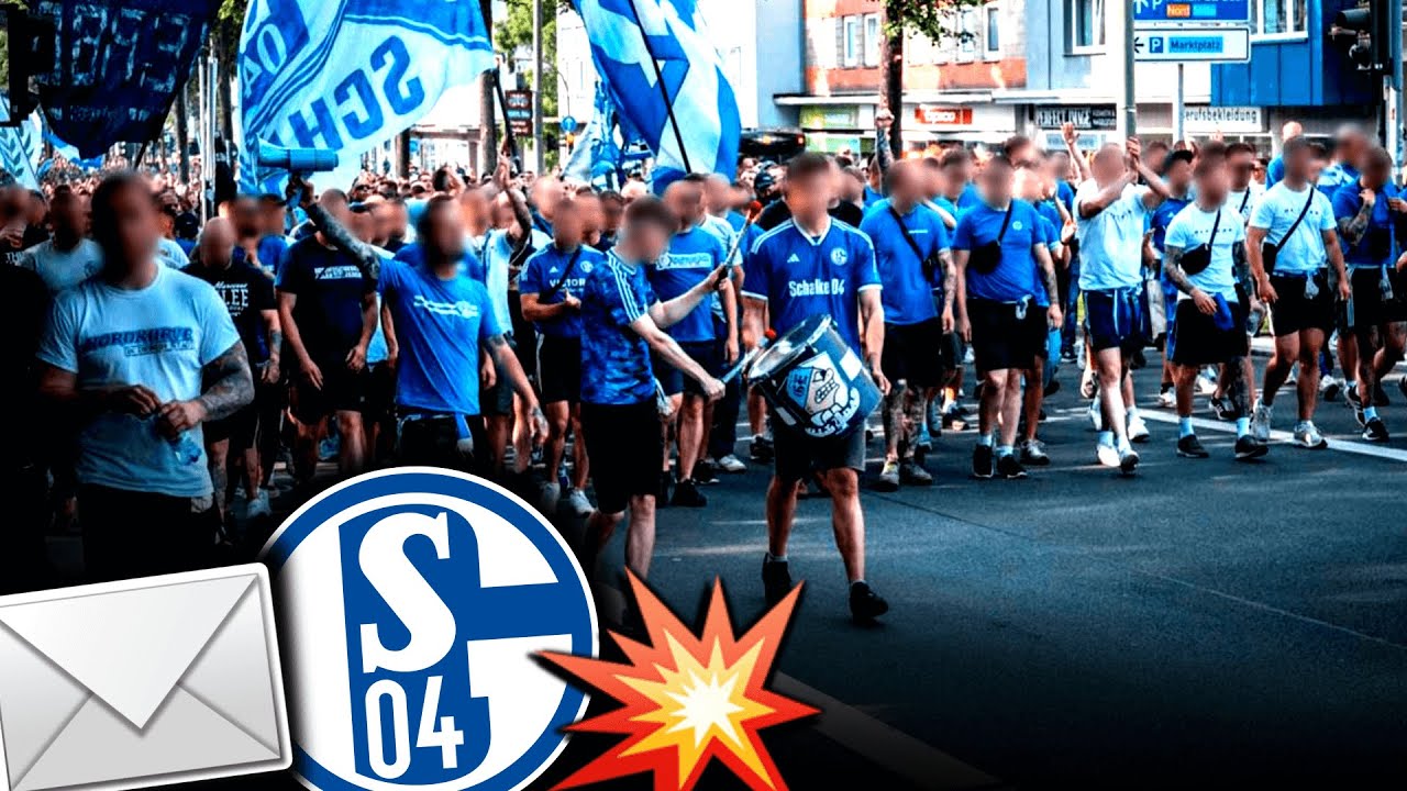 Schalker Ultras mit beeindruckender Aktion... - YouTube
