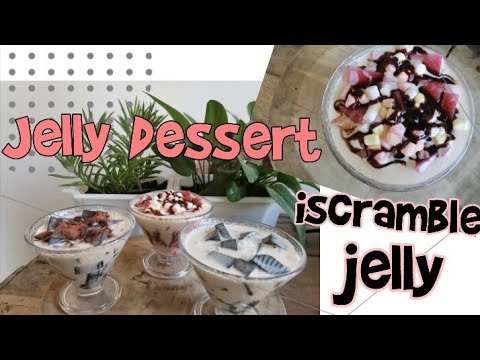 Jelly Dessert/Ice Scramble(ISCRAMBLE) JELLY/MILO JELLY/COFFEE JELLY ...