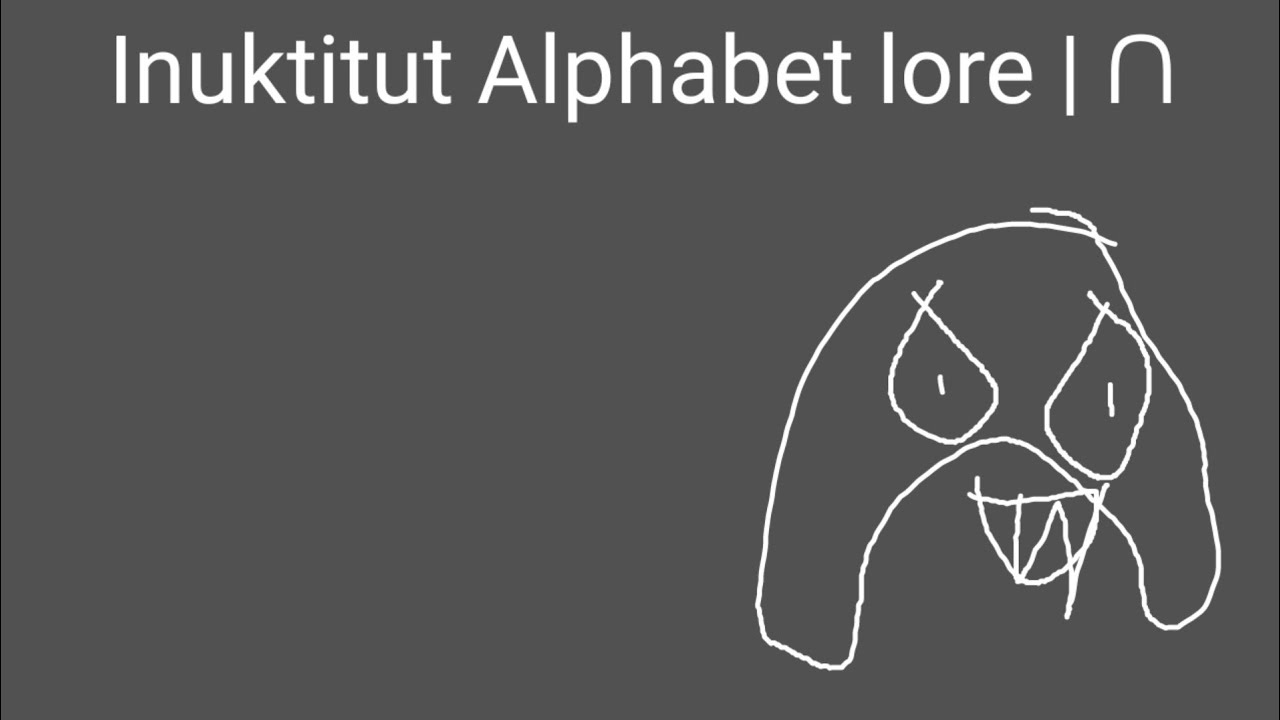 Inuktitut Alphabet lore | ᑎ - YouTube