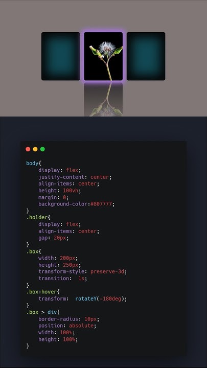 Creating a 3D Flipping Box Effect with CSS - YouTube