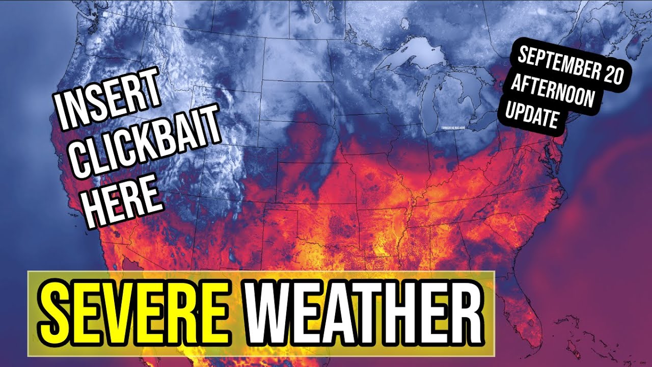Severe Weather Outlook - slight risk today/tomorrow - September 20 ...