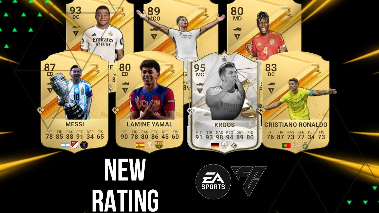 NEW FC 25 RATING CARDS | NOTORIER - YouTube