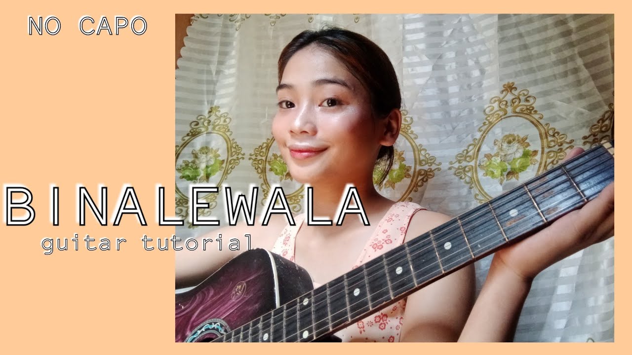 BINALEWALA basic chords guitar tutorial for beginners || no capo ...