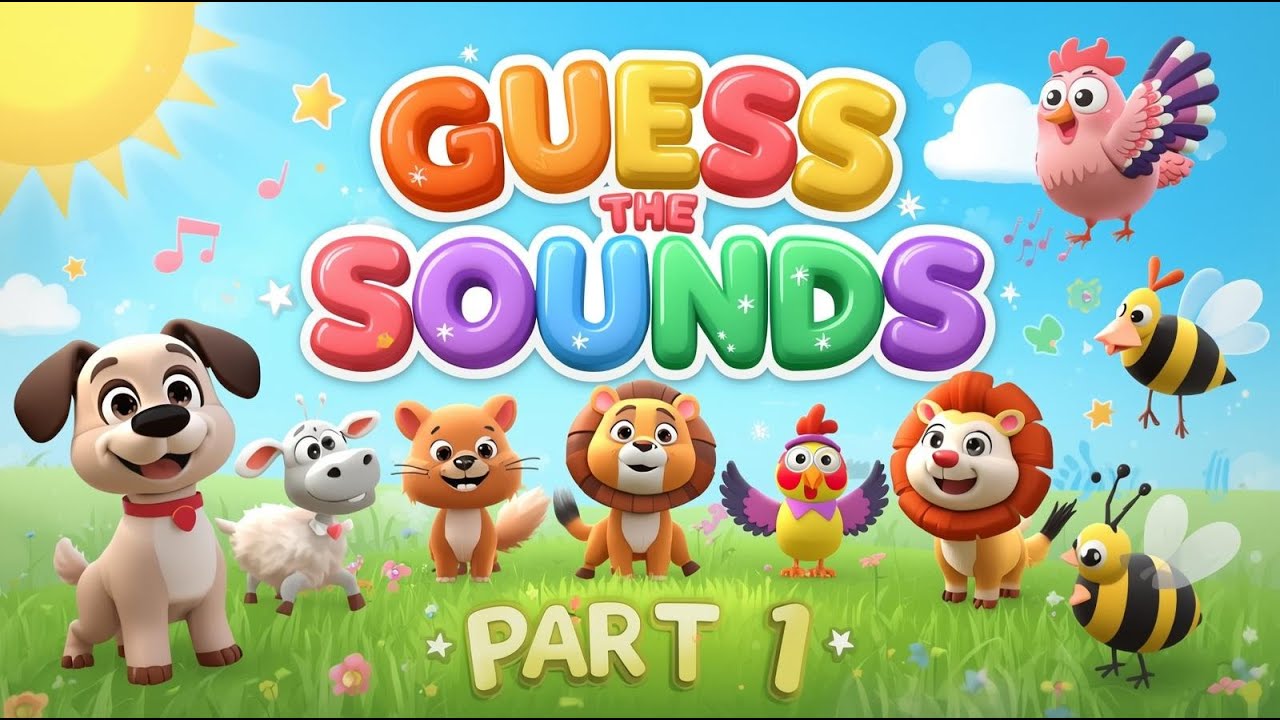 Guess the Sounds – Part 1! 🐶🐱🦁 Can YOU hear them all? 👂 - YouTube