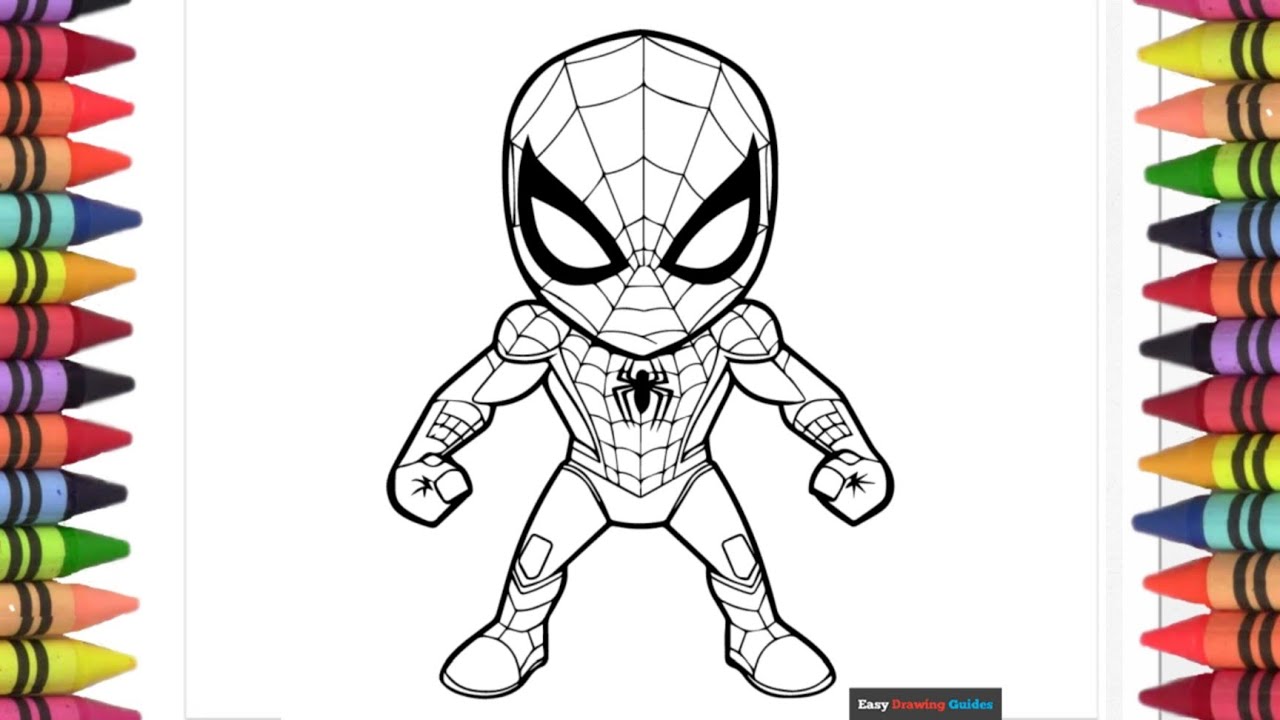 Marvel's spidey and his amazing friends cartoon drawing, spidey drawing ...