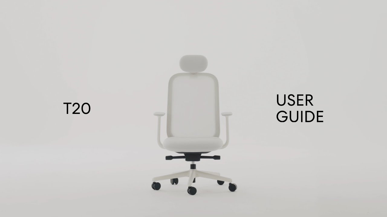 [SIDIZ] USER GUIDE - T20 (T20 의자 사용법) - YouTube