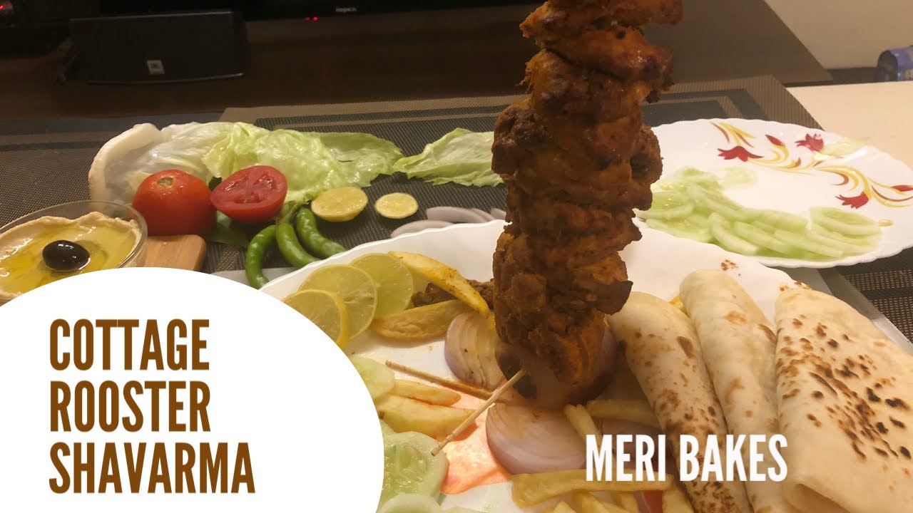 Chicken Shawarma |Cottage Rooster Shawarma|Arabic Cuisine with Indian ...