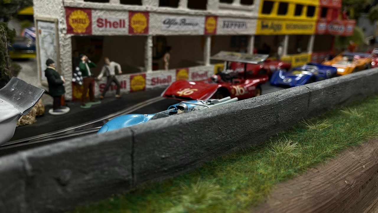How to build realistic concrete crash wall for your slot car layout ...