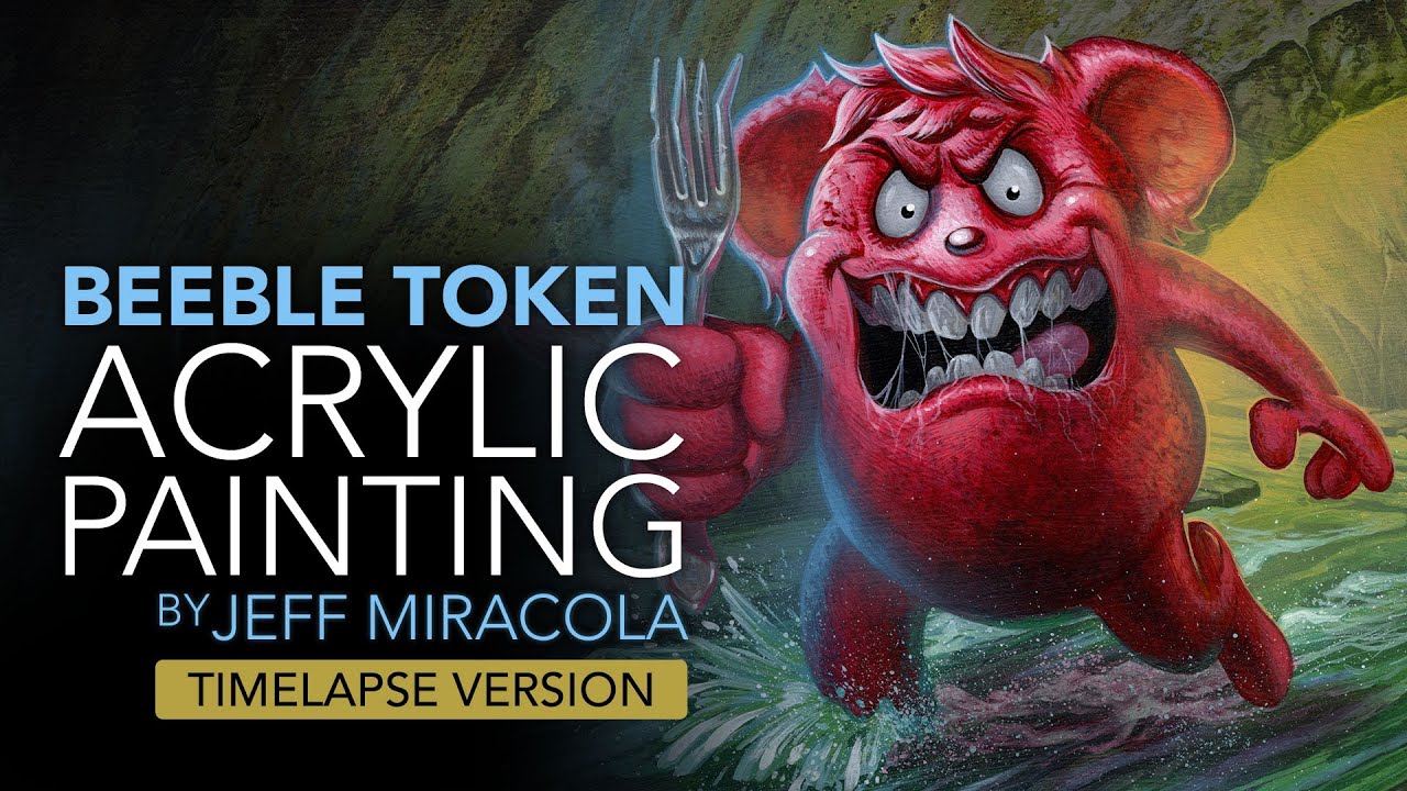 Beeble Token Acrylic Painting for Magic the Gathering by Jeff Miracola ...
