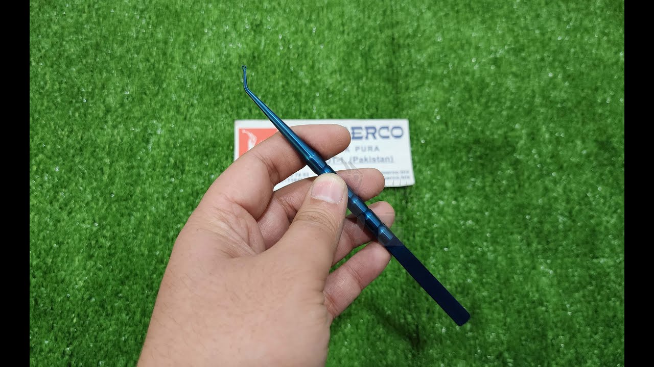Dental Surgical Corn Suture Tweezer Curved Tissue Holding Suturing ...