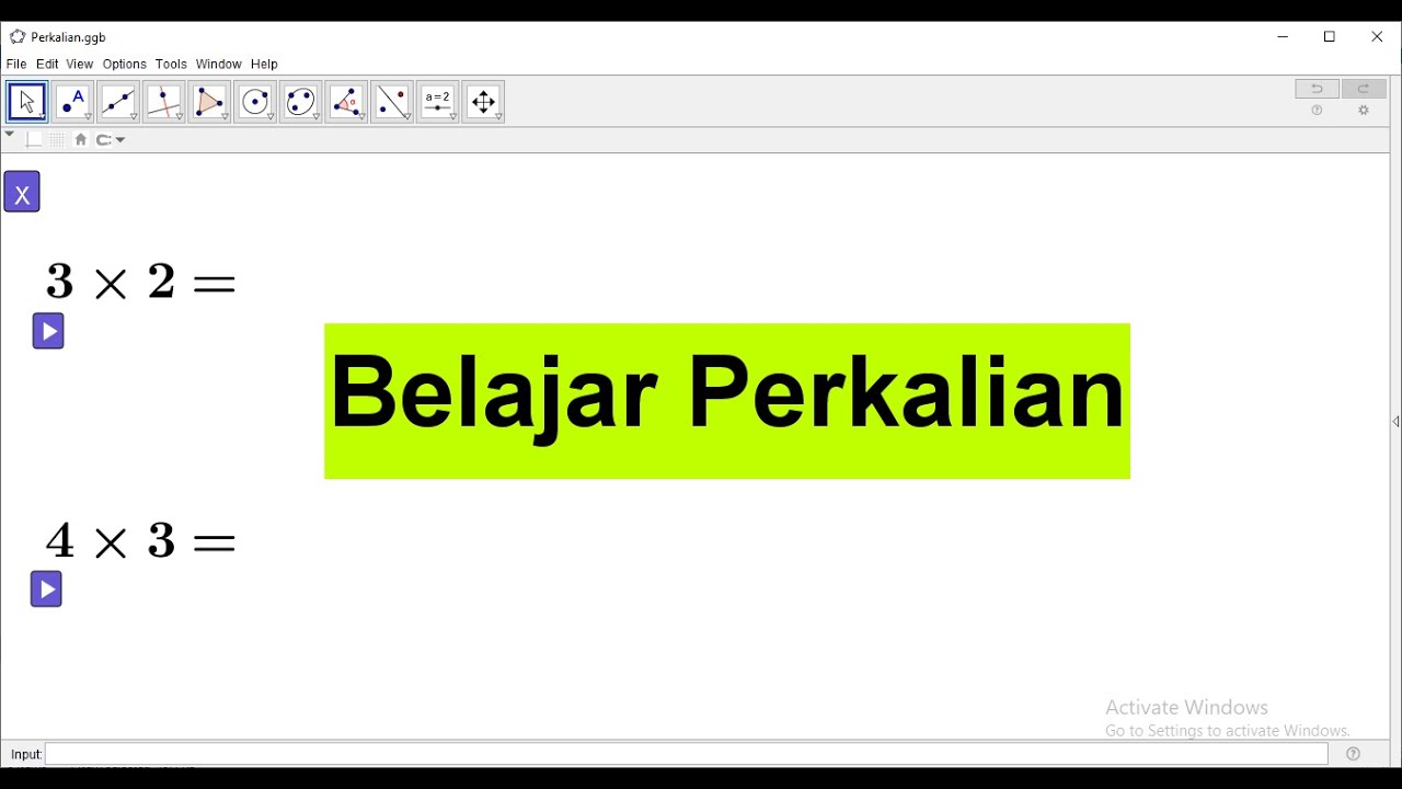 Belajar Perkalian dasar untuk anak anak kita - YouTube