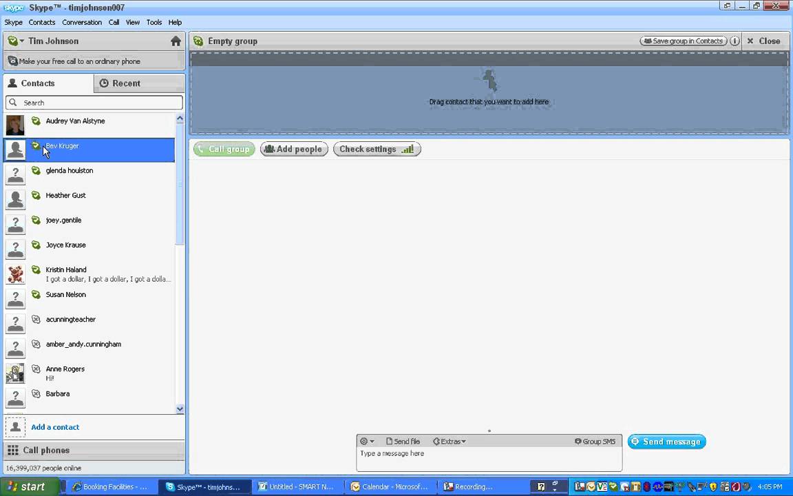 Skype#4 Contacts Menu Bar - YouTube