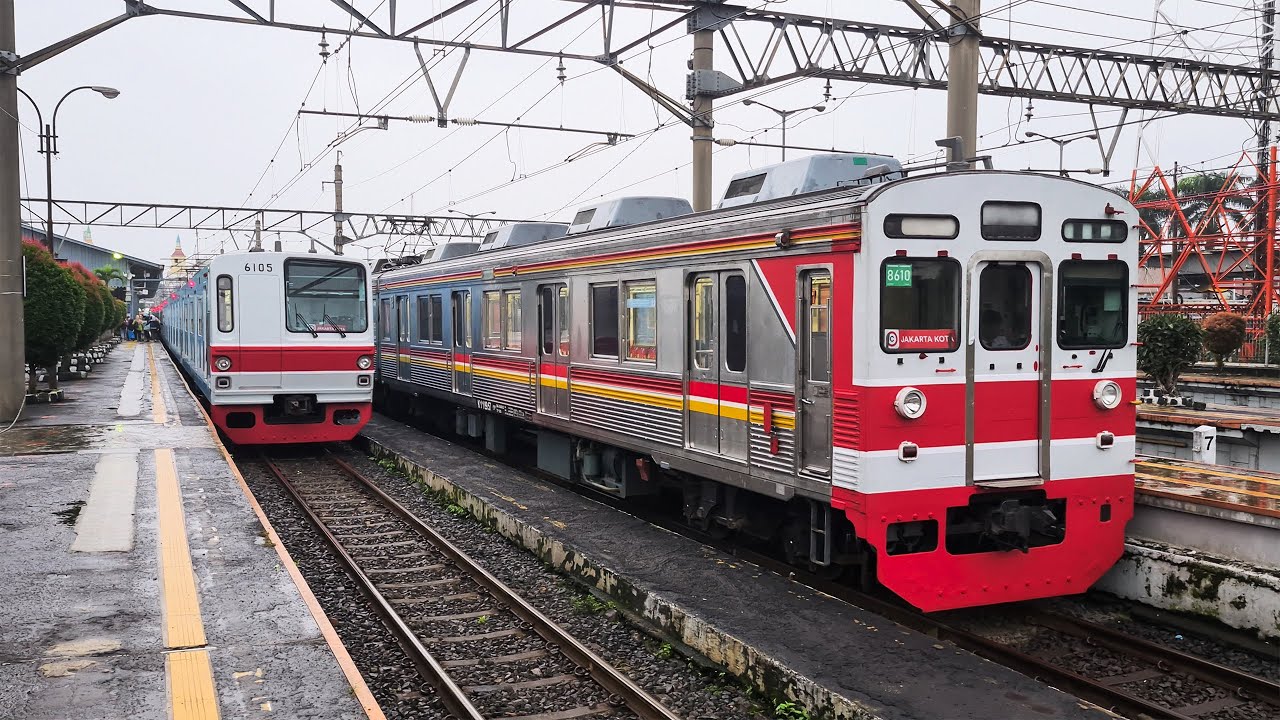 Stasiun Bogor: Kompilasi KRL Commuter Line [4K] | JR 205, TM 6000 ...