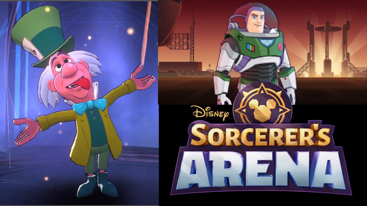 Disney Sorcerer’s Arena - Unlocking Mad Hatter! Lightyear Galactic ...