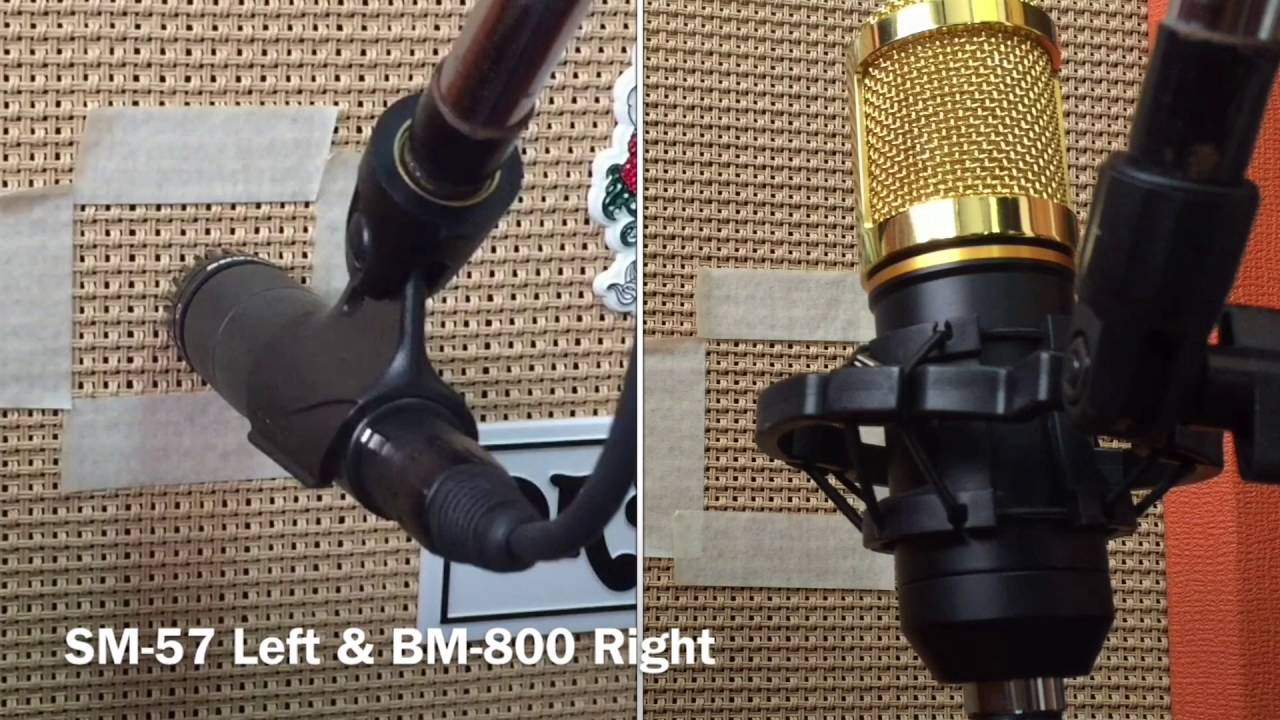 Shure SM57 Vs BM-800 Vs Emulated Output: Part 2 - YouTube