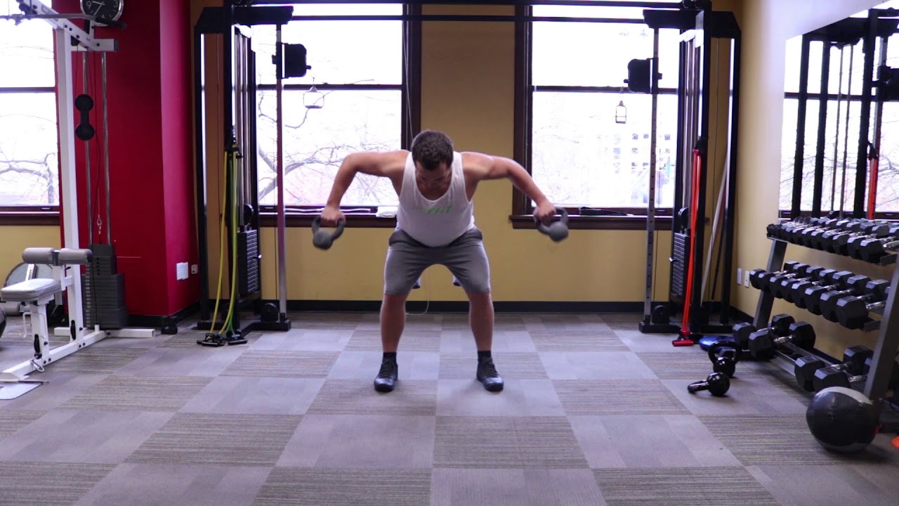 Kettlebell Bent Over Row Wide Grip - YouTube