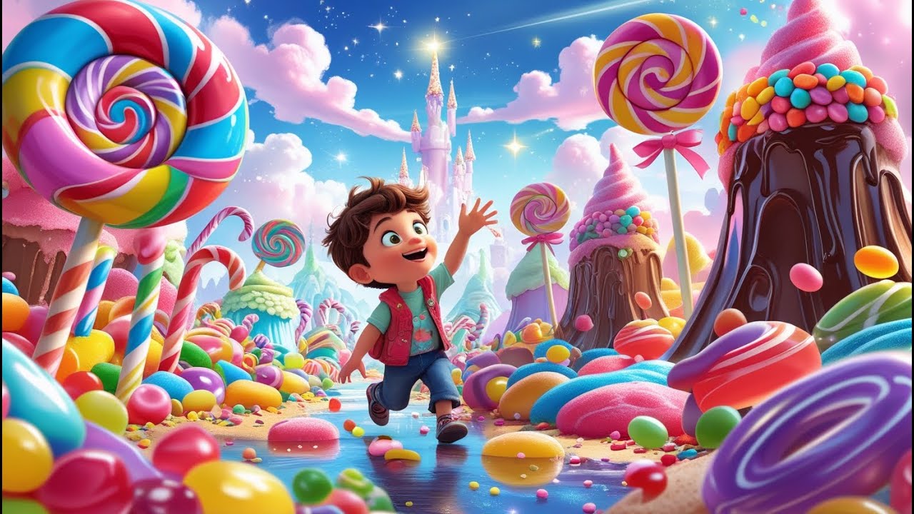 New Candy world adventure story for children part -1 - YouTube