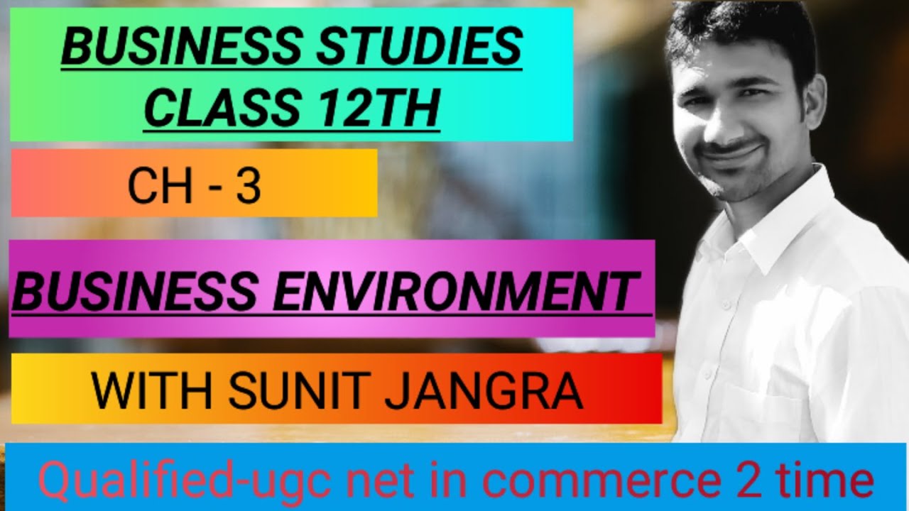 Business environment | Class 12 | CH 3 | business studies | one shot ...