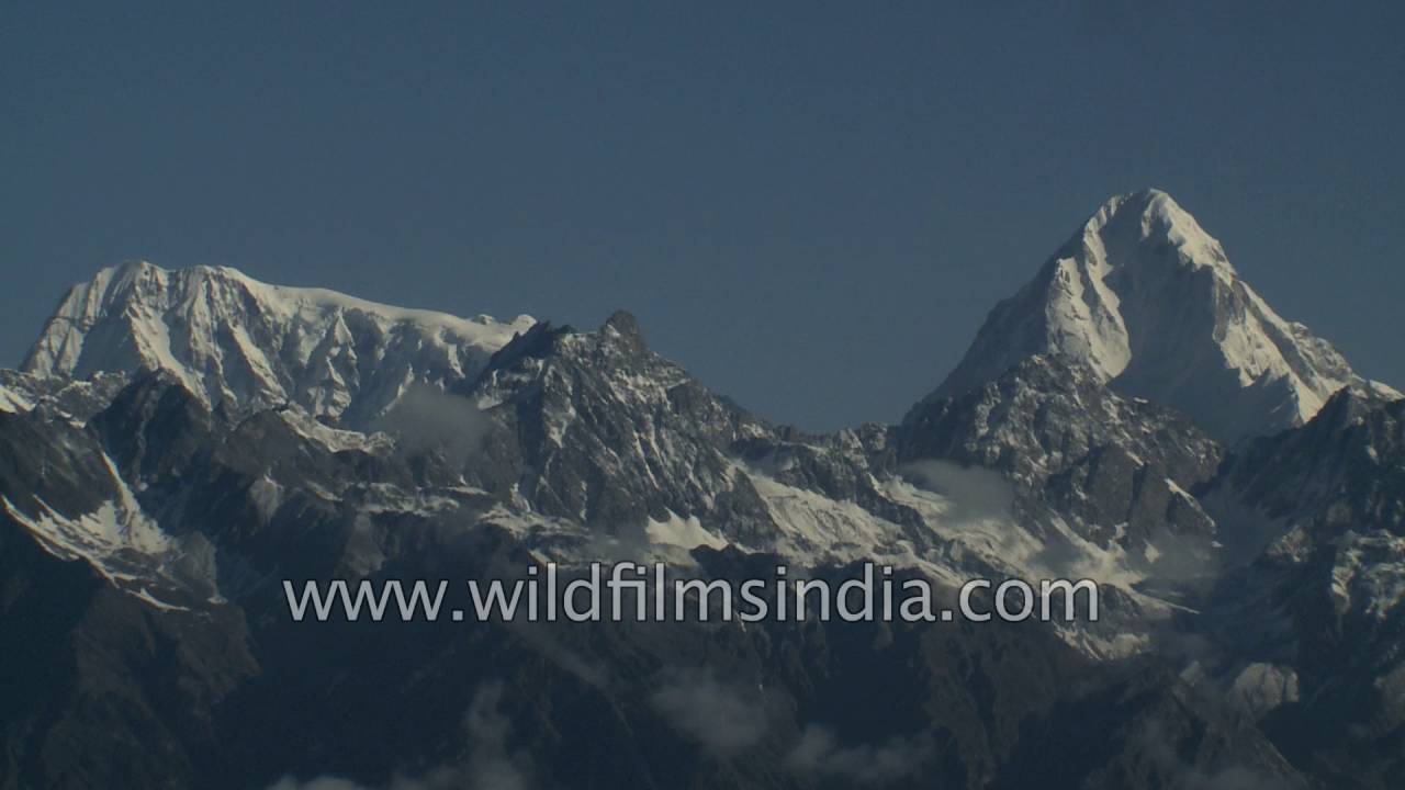 High peaks of Garhwal: Chaukhamba, Nilkanth, Kamat and Mana - YouTube