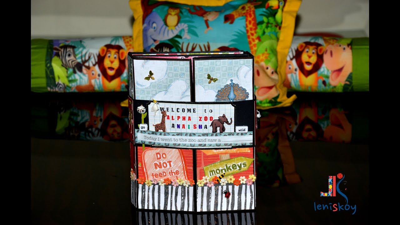 Animal ABC Photo Book (DCWV -Alpha Zoo) Mini Album - YouTube