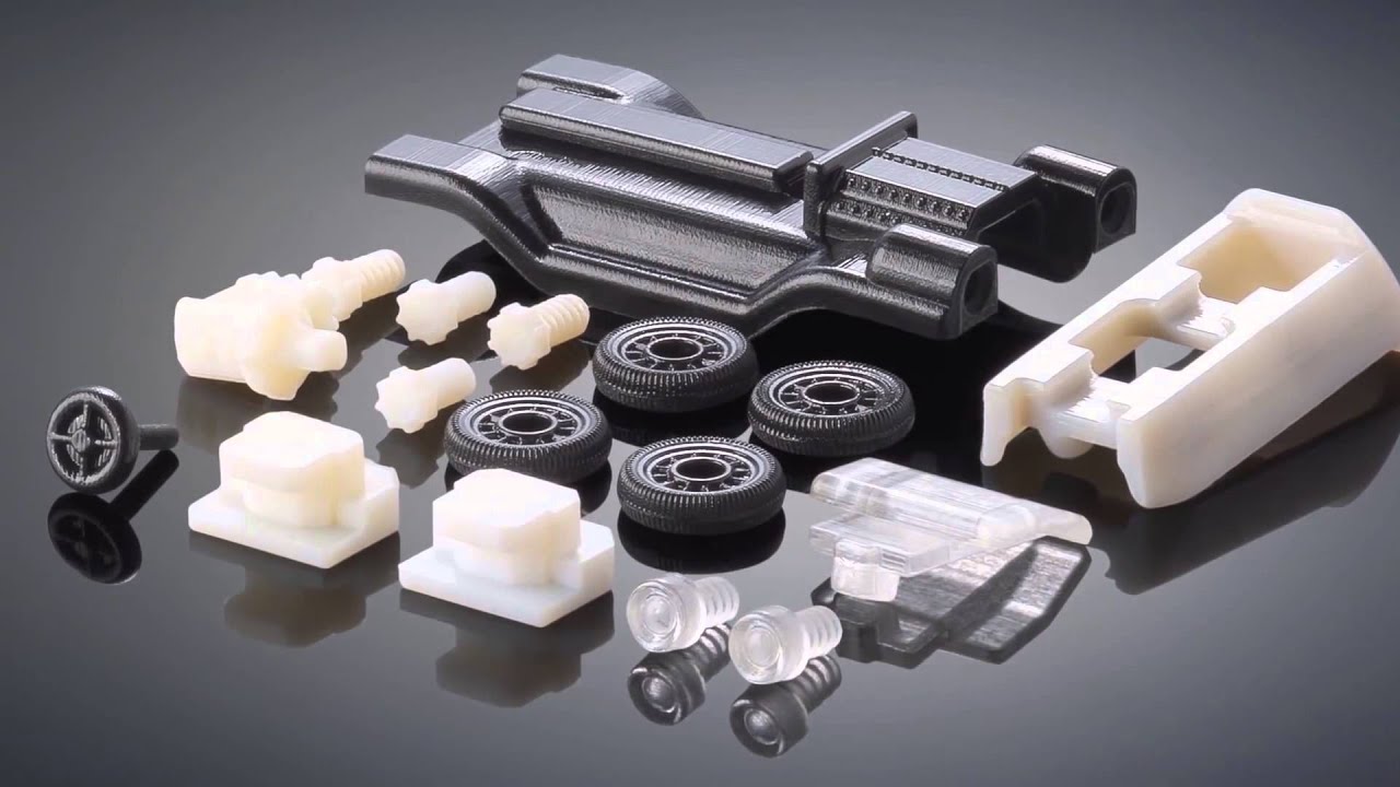 Imprimante 3D Objet 260 Connex 1, 2, 3 : l'impression triple jet - YouTube