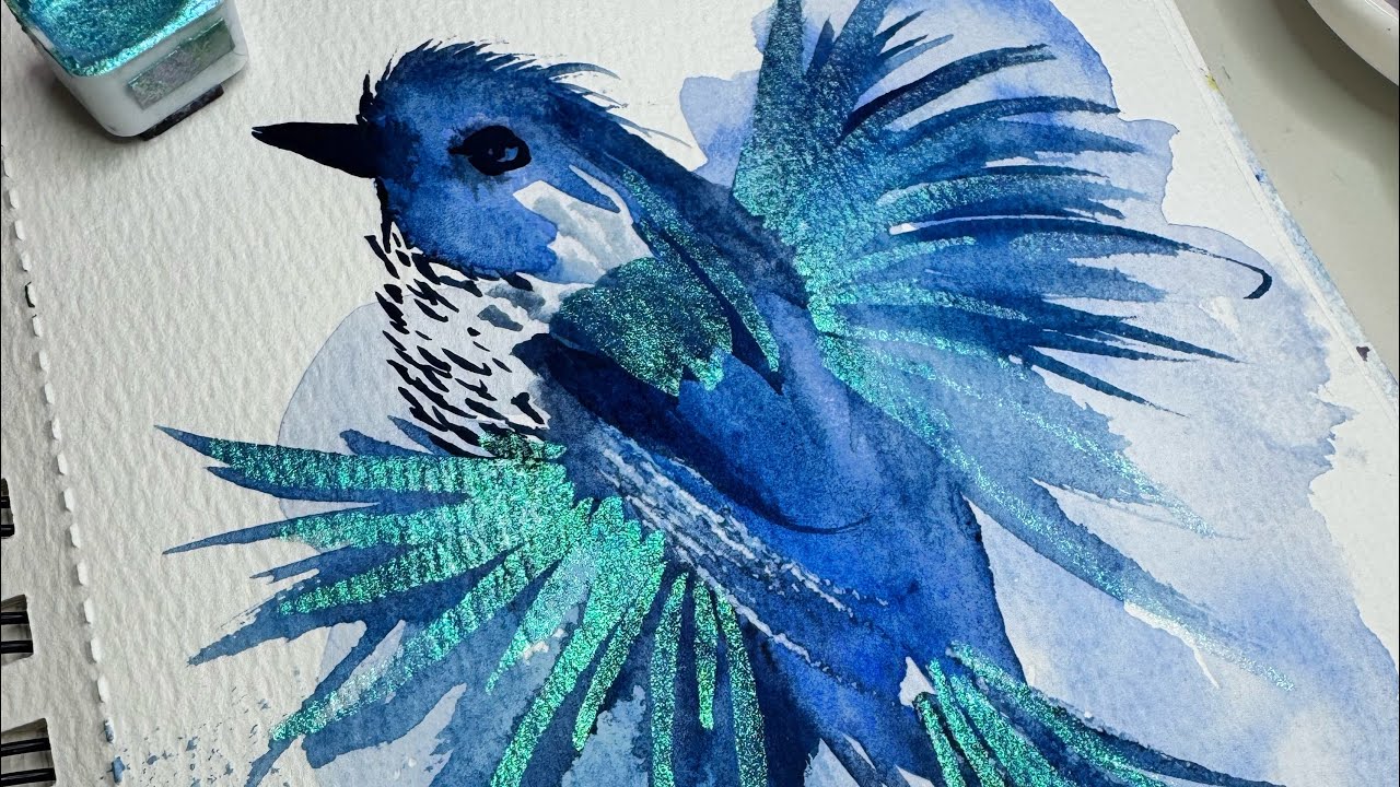 Simple Little Bird for the Beginner Watercolor Artist - this is super ...