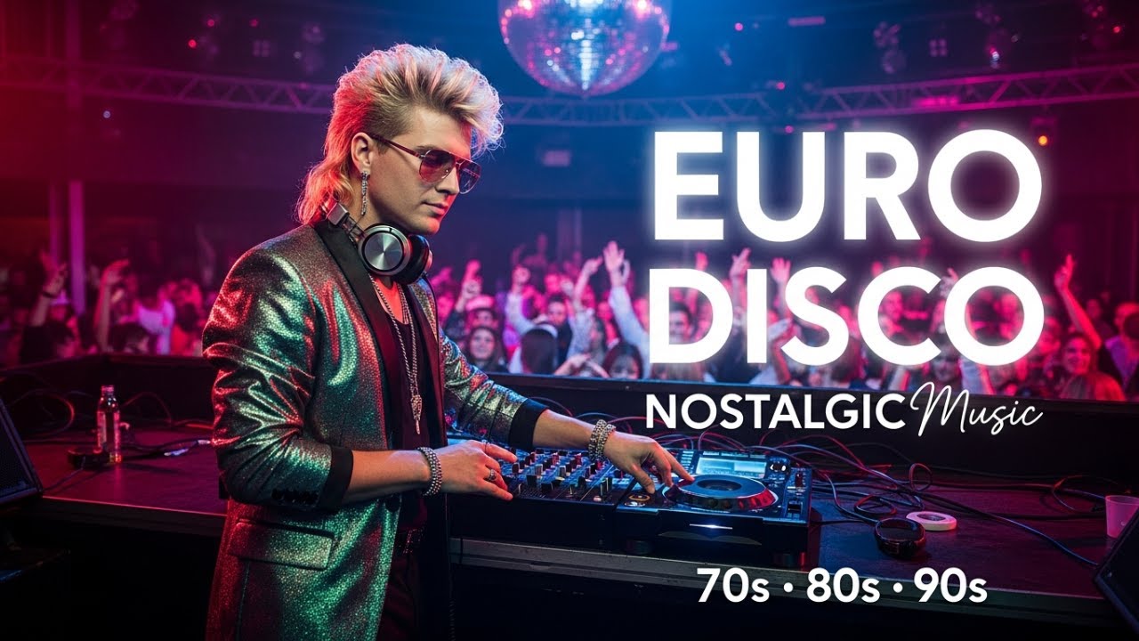 Nonstop Retro Euro Disco 80s Night | Neon Party Energy for Club Spirits ...