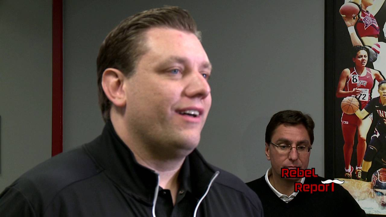 REBEL REPORT: Todd Simon Named UNLV Interim Head Coach - YouTube
