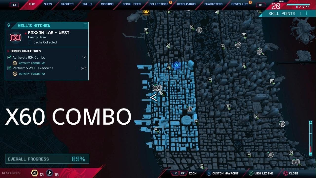 Marvel's Spider-Man: Miles Morales_Roxxon Lab West x60hit COMBO! - YouTube