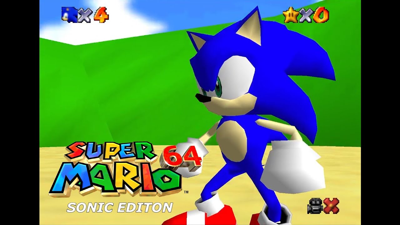 Super Mario 64 Sonic Edition Youtube