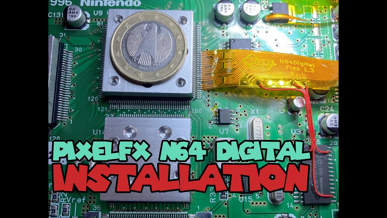 PixelFX - N64 Digital installation [4K/60FPS] - YouTube