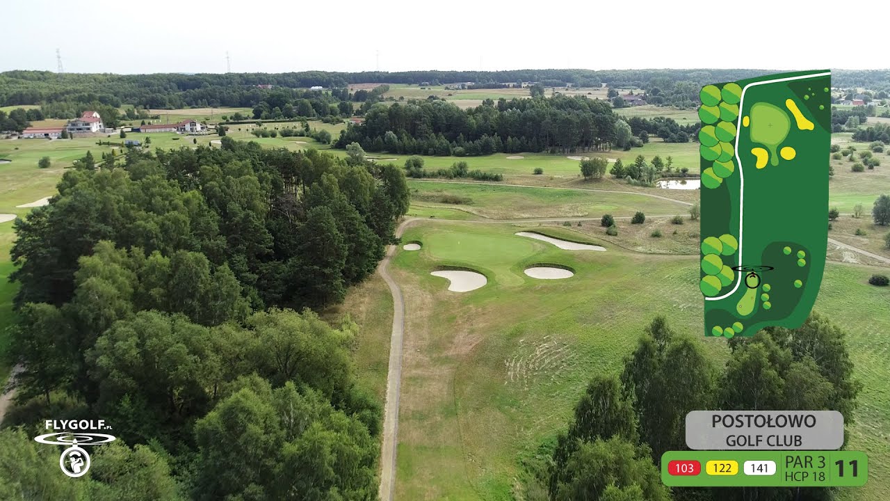 Postołowo Gdańsk Golf & Country Club - Hole 11 - YouTube