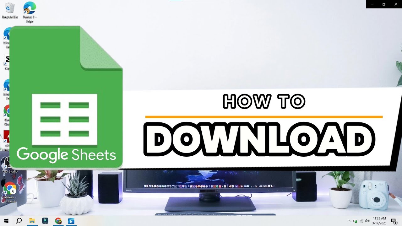 How To Download Google Sheets On Computer - YouTube