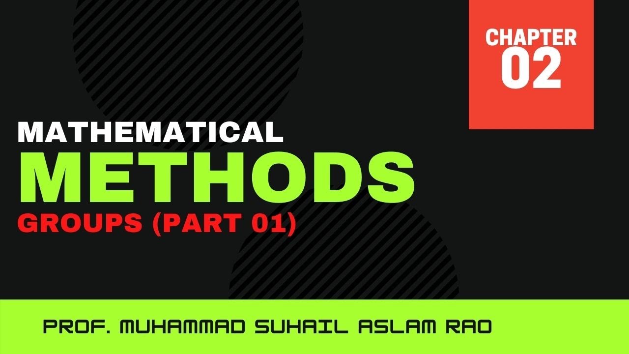 ADS MATHEMATICS GROUPS PART 01 ( ARTICLES AND EXERCISE 2.1) - YouTube