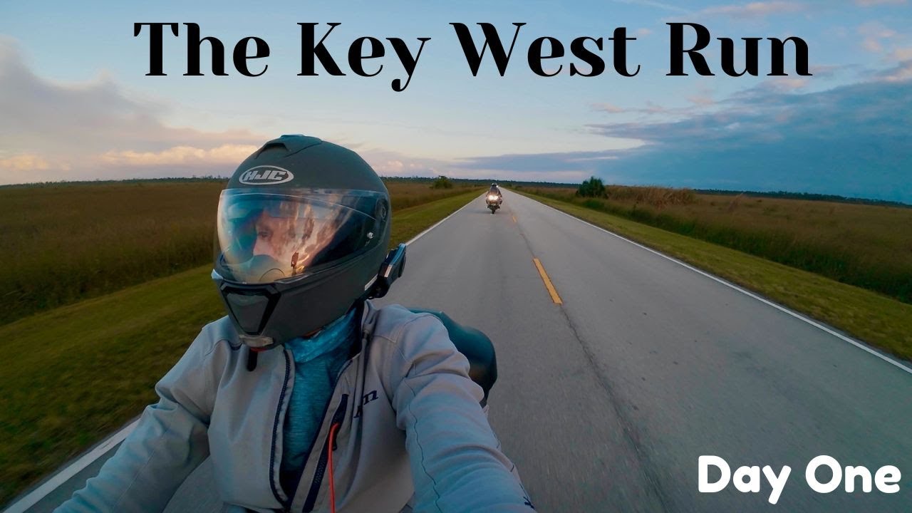 The KEY West Run - Day One Motorcycle Road Trip - YouTube