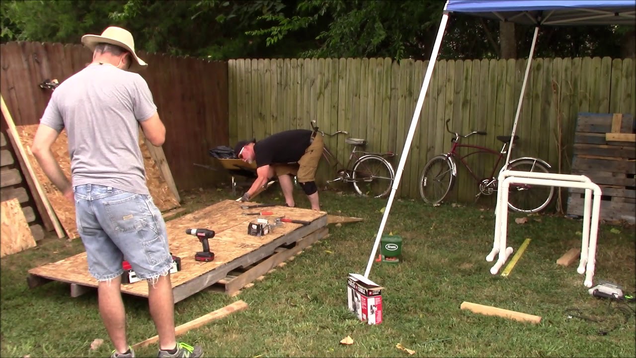 Halloween Haunt Prop Building Part 2 The Bridge - YouTube