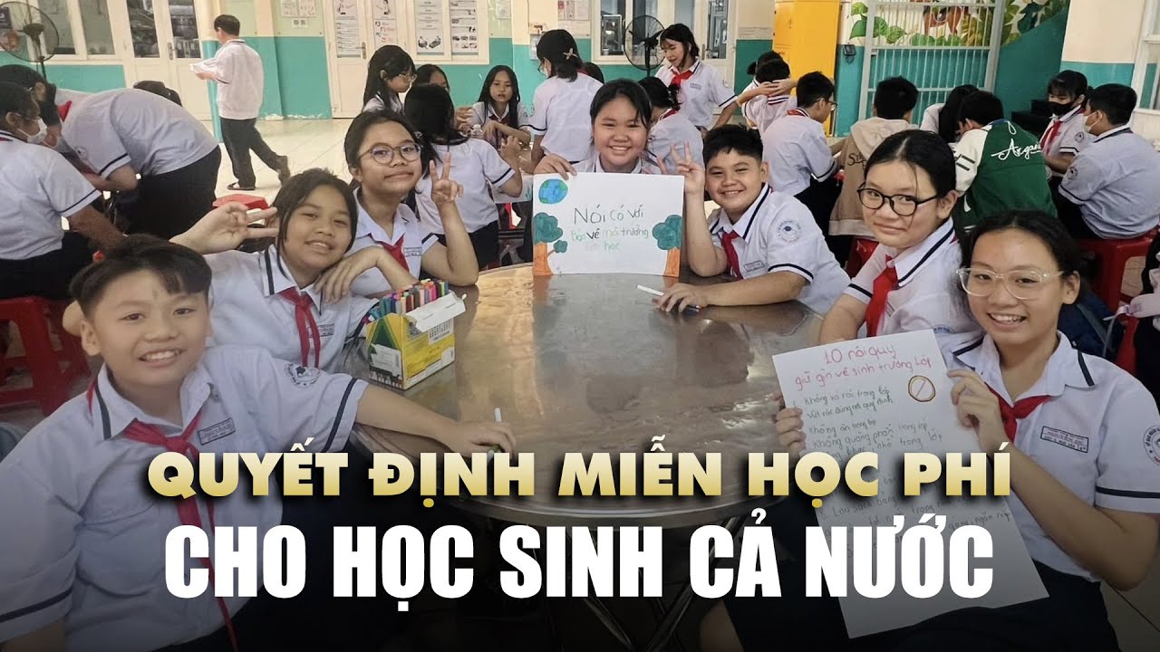 Bộ Chính trị quyết định miễn học phí cho học sinh cả nước từ tháng 9 ...