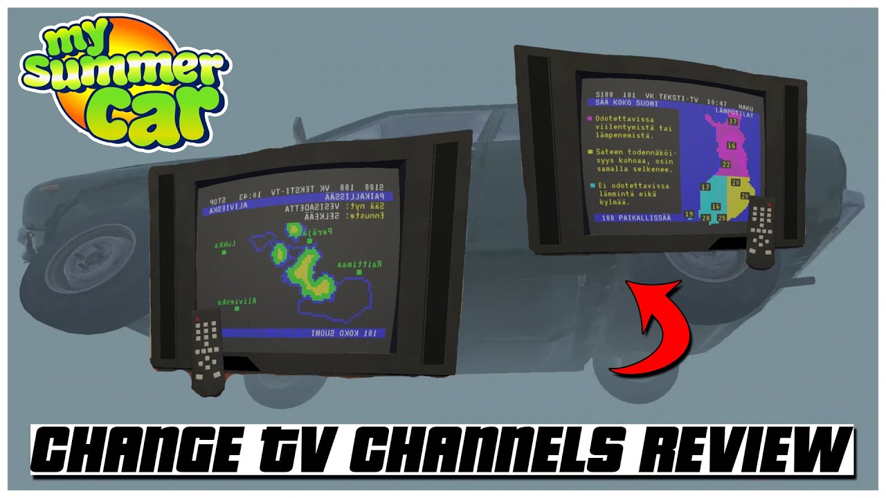 CHANGE TV CHANNELS REVIEW MY SUMMER CAR TV CHANNELS 2022 | Ogygia Vlogs ...