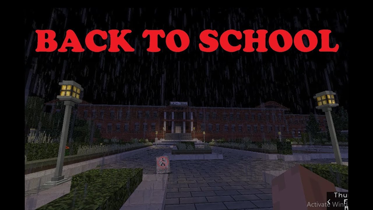 Minecraft Horrror Maps #2: Back To School (p2) - YouTube