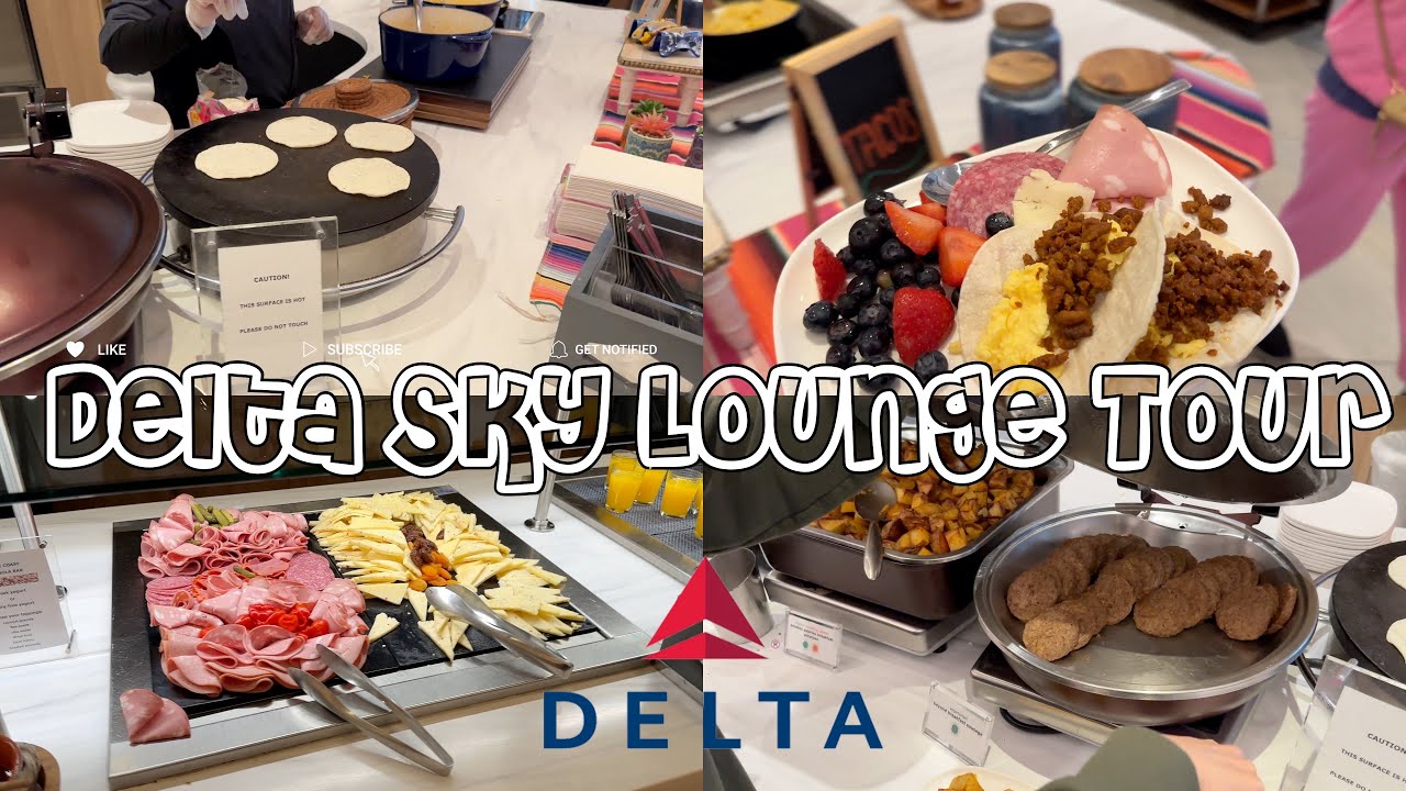 Delta Sky Lounge at LAX is better than Centurion Lounge…? - YouTube