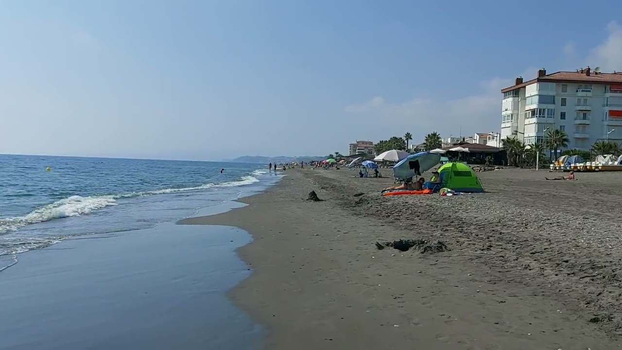 Torrox Costa, Playa Ferrara, Andalusien, Costa del Sol - YouTube