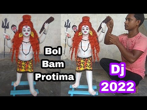 Mahadev murti making | har har mahadev murti | Bol Bam dj song 2023 | bam bhole protima | shiv ...